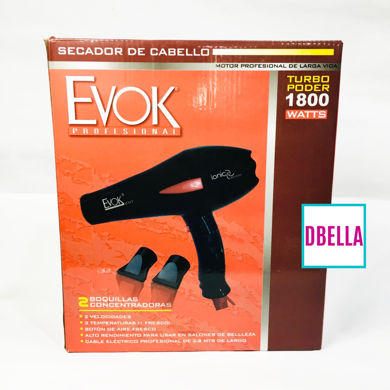 SECADORA DE CABELLO EVOK secadora-de-cabello-evok
